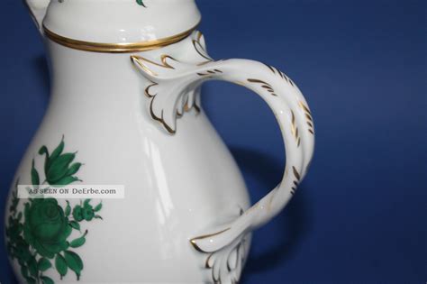 Augarten Wien Mokkakanne Kanne H Ca 21 Cm Dekor Maria Theresia Goldrand