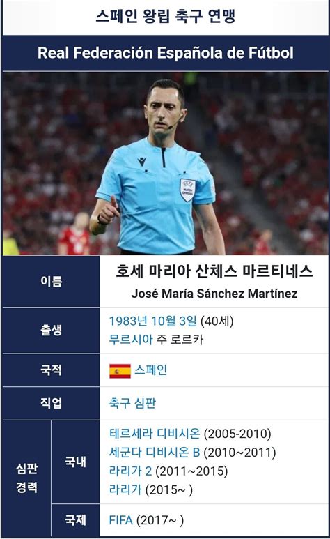 호세 마리아 산체스 마르티네스 해외축구 에펨코리아