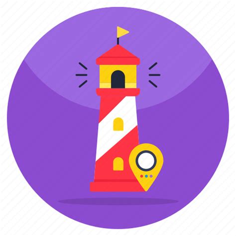 Lighthouse Location Lighthouse Direction Gps Navigation Geolocation Icon Download On