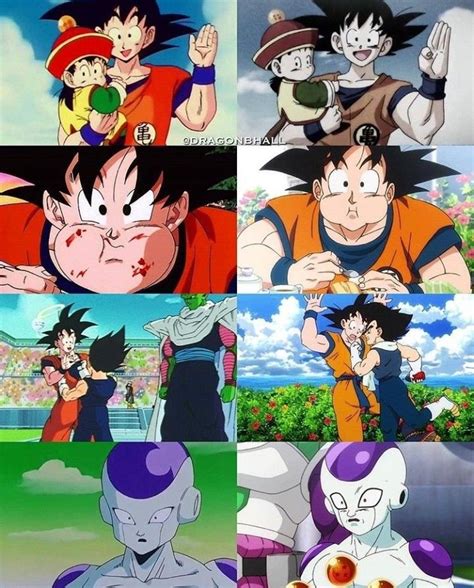 Dragon Ball Collages With Different Characters