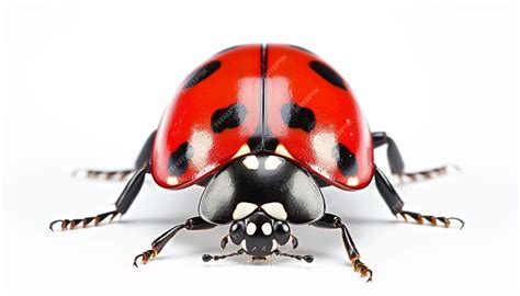 Premium Photo Elevated Front View Of Ladybug Isolated