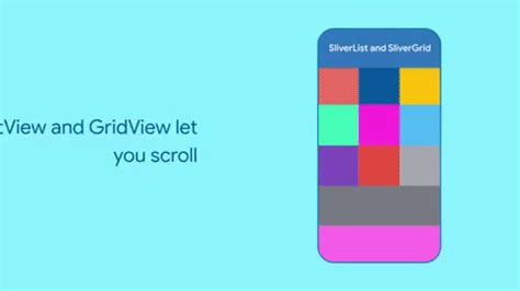 FlutterSliverList SliverGridの基本とサンプルコード