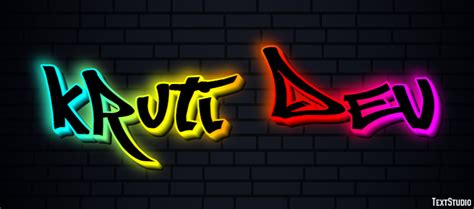 Kruti Dev Text Effect And Logo Design Font