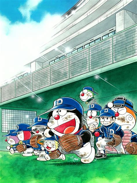 Ghim Của Megaria Suparmun Trên Dorabase Doraemon Bóng Chày