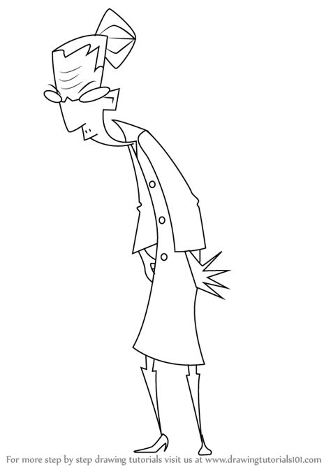 How To Draw Ms Bitters From Invader Zim Invader Zim Step By Step