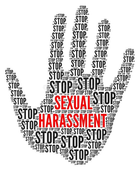 Stop Sexual Harassment Illustration Stock Illustration Illustration