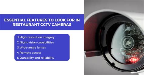CCTV Cameras For Restaurants A Complete Guide To Choosing The Right
