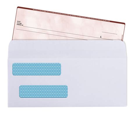 8 Double Window Flip And Seal Security Envelopes — Aimoh