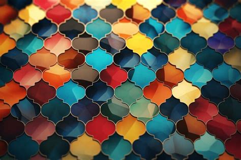 Premium Photo Colorful Moroccan Tile Pattern