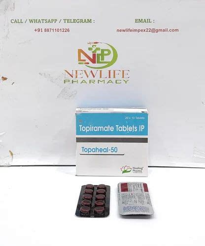 Topaheal Topiramate Tablet At Rs 187strip Topiramate Tablet In