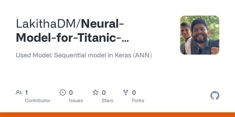 Neural Model For Titanic Dataset Titanic Dataset Ann Kaggle Ipynb At