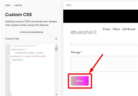 Squarespace Gradient Background Summary Block