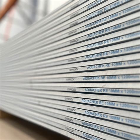 Csr Gyprock 10mm Aquachek Plasterboard Recessed Edge Wall Ceiling