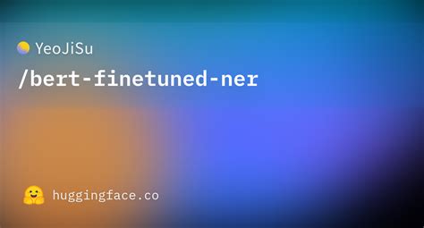 Yeojisubert Finetuned Ner · Hugging Face
