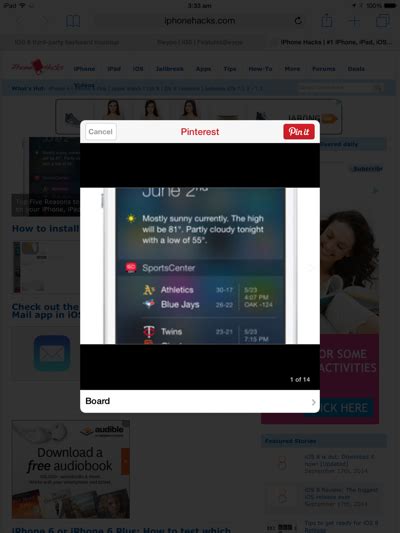 How To Add Share Extensions In Ios 8 Iphone Hacks 1 Iphone Ipad Ios Blog