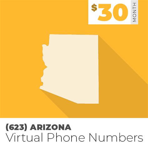 623 Area Code Phone Numbers For Business 30 Month