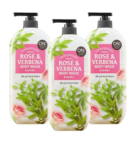 온더바디 수퍼보타닉 바디워시 900ml 로즈버베나 3개 티몬