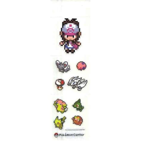 Pokemon Center 2011 Dot Sprite Campaign Hilda Minccino Munna Foongus