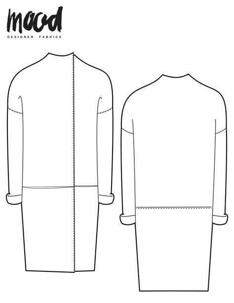 The Cardoon Coat Free Sewing Pattern Mood Sewciety Coat Sewing