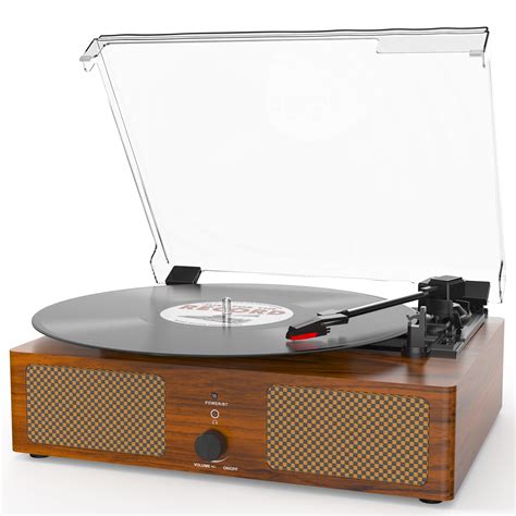 Udreamer Record Player Turntable Vinyl Record Player Bluetooth Vintage