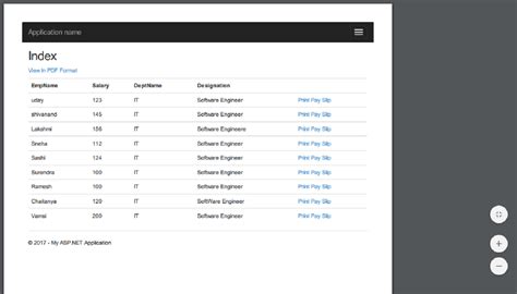 DOTNET Working With PDF IN ASP NET MVC With Entity FrameWork