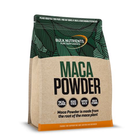 Maca Powder Australia Maca Root Bulk Nutrients