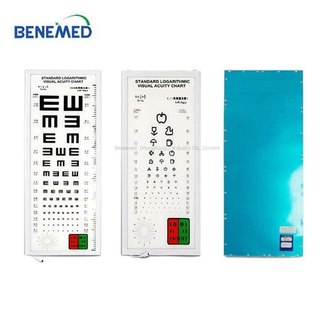 Ophthalmic Equipment Eye Chart Light Box For Visual Acuity Eye Chart