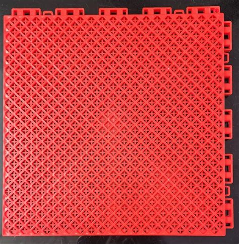Polyvinyl Chloride Pp Red Pp Interlock Flooring Tiles 15 8mm At ₹ 80