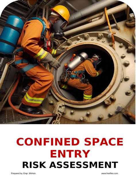 Confined Space Entry Risk Assessment Pdf