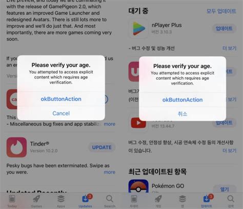 애플 앱스토어 나이 인증 요구 창 노출 성인 콘텐츠 장벽 철거되나 전자신문
