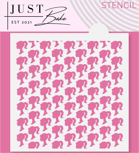 S15 Barbie Stencil Justbakestore