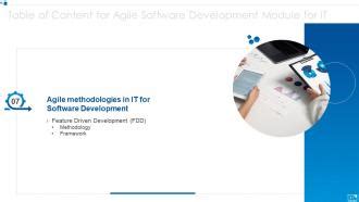 Agile Software Development Module For It Powerpoint Presentation Slides Presentation Graphics