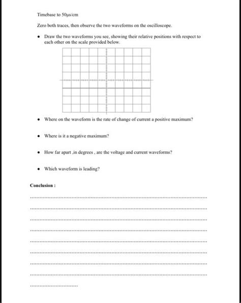 Solved Experiment Inductive Ac Circuits 2 Date Object To