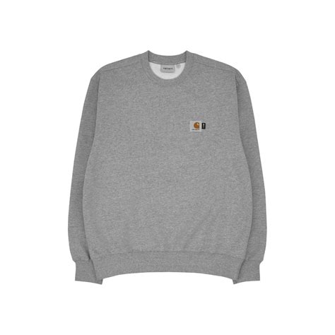 칼하트 Wip X 아이앱 스튜디오 포켓 스웨트셔츠 그레이 헤더 Carhartt Wip Kream