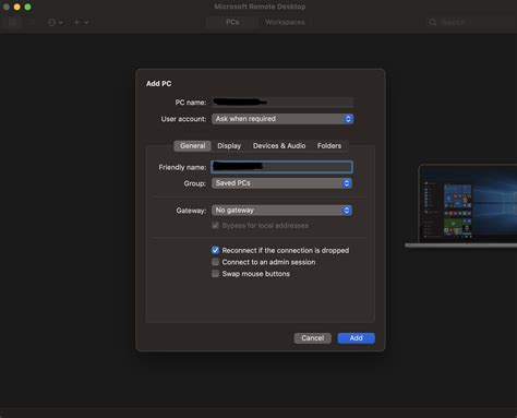 Mac에서 윈도우 원격 데스크톱 접속 방법 Wsl