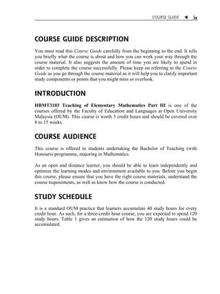 HBMT 3103 Teaching Of Elementary Mathematic PDF