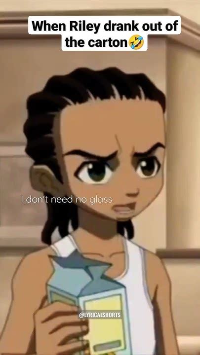 The Time Riley Drank Out Of The Carton 😂p1boondocks Theboondocks