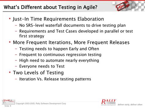 Ppt Synchronizing Software Testing With Agile Requirements Practices