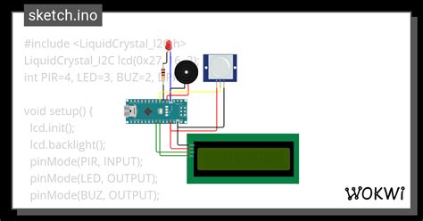 PTS Nano PIR Wokwi ESP32 STM32 Arduino Simulator