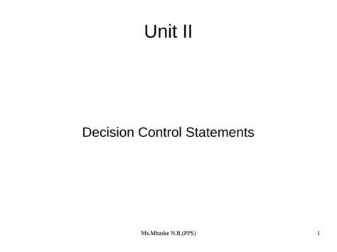 Basic Of Desicion Control Statement In Python Pdf Programming