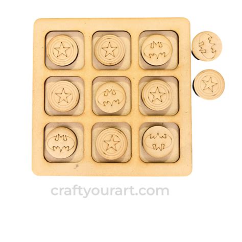 Tic Tac Toe Superhero Theme Craft Your Art