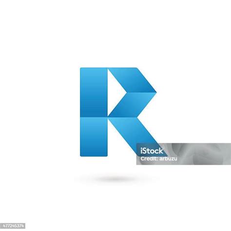 알파벳 R 아이콘 디자인 템플릿 요소는 0명에 대한 스톡 벡터 아트 및 기타 이미지 0명 2015년 기하 도형 Istock