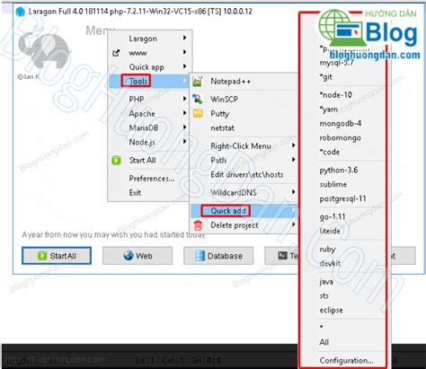 tải và cài wordpress trên phần mềm localhost laragon 2021
