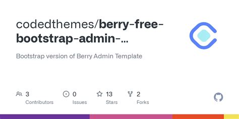 GitHub Codedthemes Berry Free Bootstrap Admin Template Bootstrap