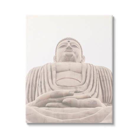 Stupell Industries Spiritual Buddha Sacred Sculpture On Canvas By Lil