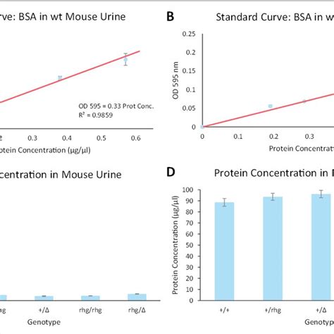 Bradford Assay Performed On Mouse Urine Or Serum To Determine Soluble