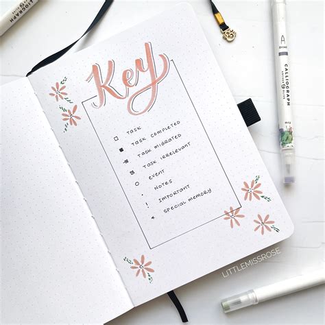 What Is A Bullet Journal Key The What Why Examples Free Bujo Key