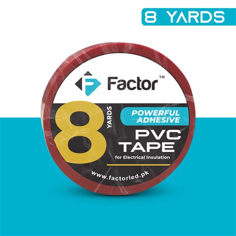 Factor Electrical Insulation Pvc Tape Length 8 Yard Available In 3