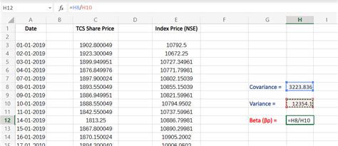 How To Calculate Beta Value For A Stock In Excel Quickexcel