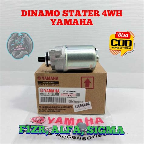 Jual DINAMO STATER 4WH ASLI ORIGINAL Motor YAMAHA FIZR F1ZR ALFA